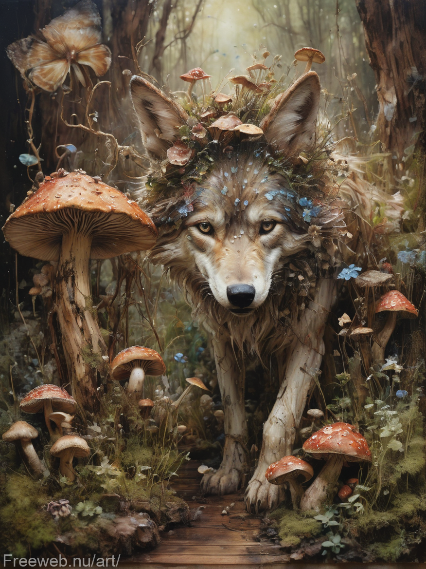 Animals in the Fairy Forest – Freeweb.nu – Digital Art