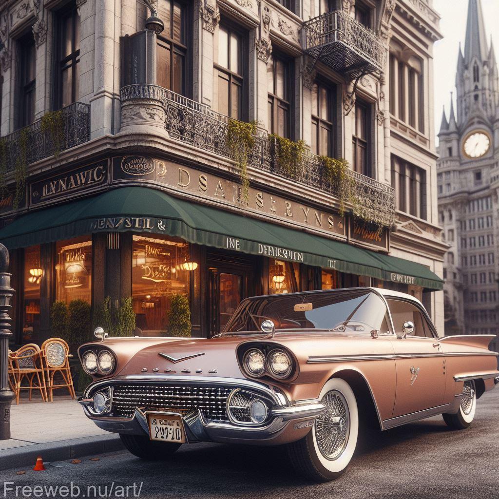 Vintage Cars & Cafes – Freeweb.nu – Digital Art