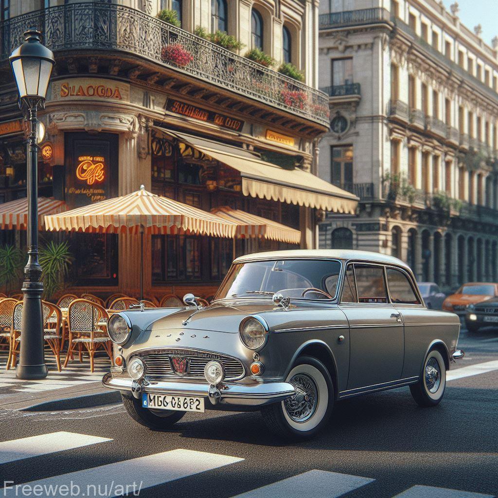 Vintage Cars & Cafes – Freeweb.nu – Digital Art