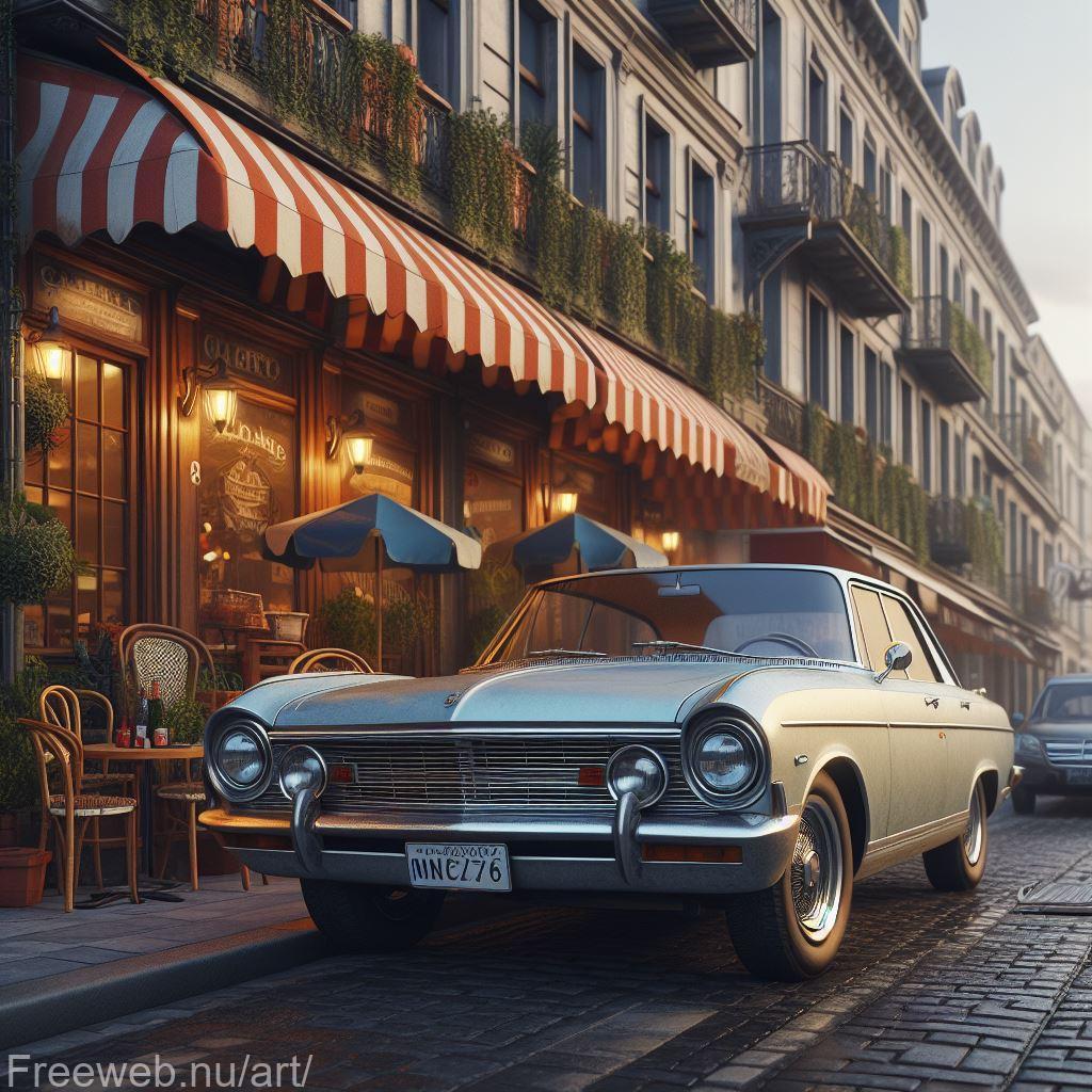 Vintage Cars & Cafes – Freeweb.nu – Digital Art